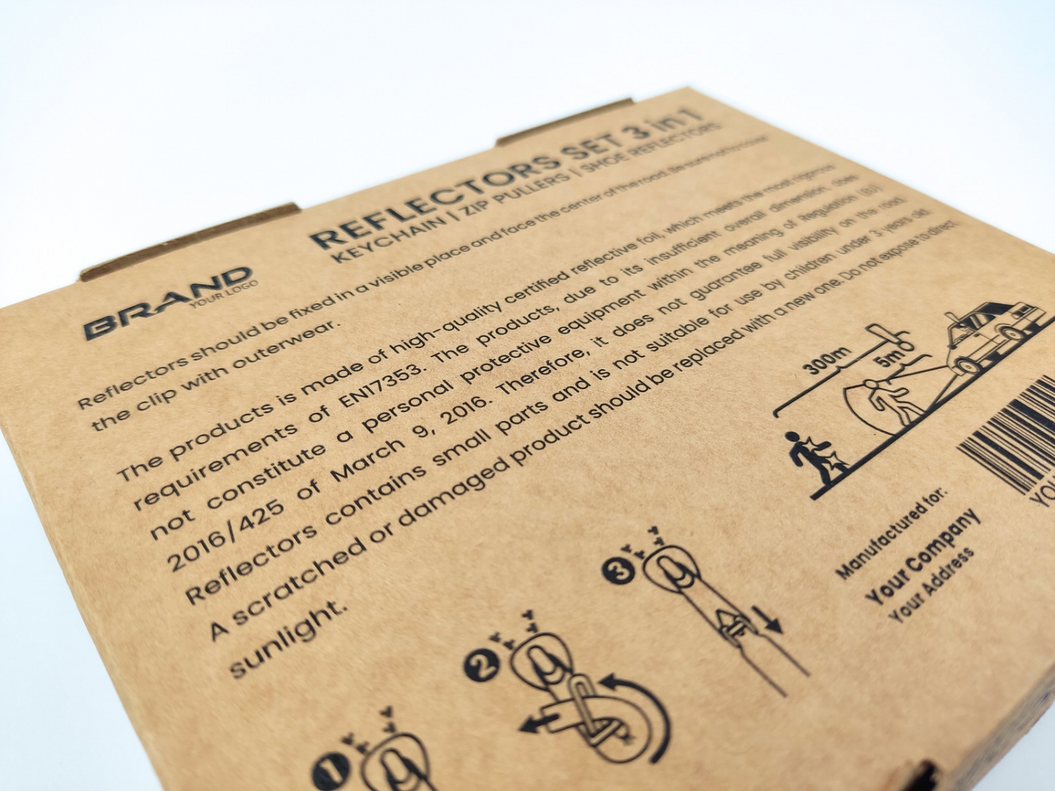 3 in 1 Set | Loop Strap - Zip Pullers - Shoe Reflectors - Refloactive ...